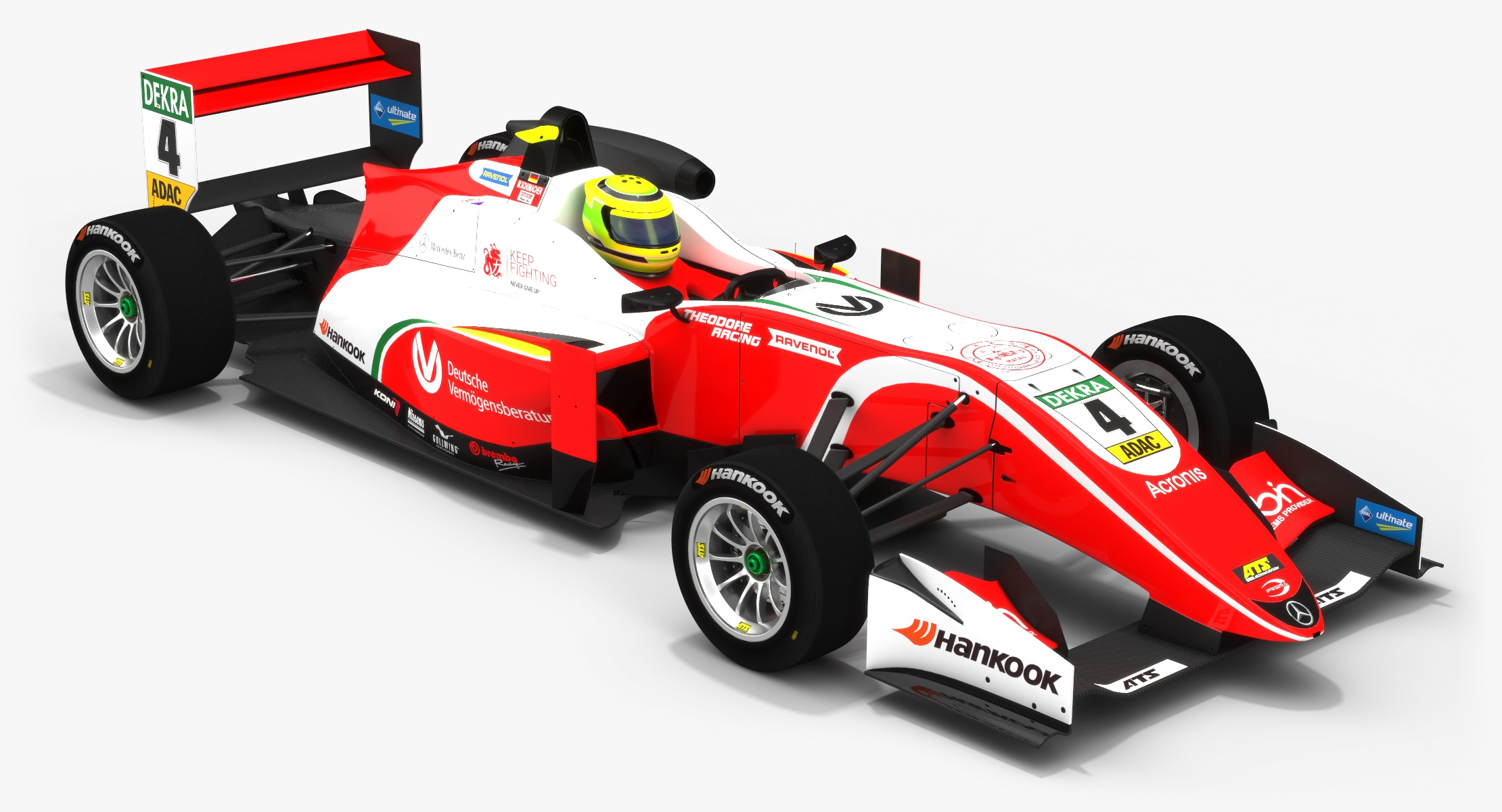 3D formula 3 race car - TurboSquid 1331316