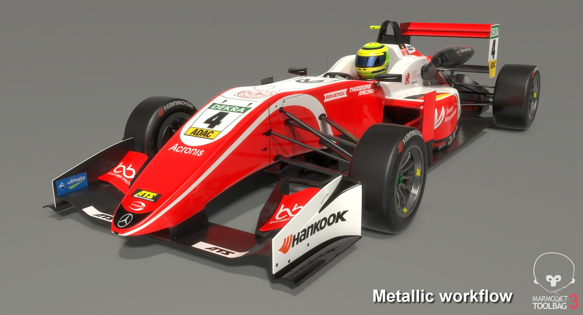3D formula 3 race car - TurboSquid 1331316
