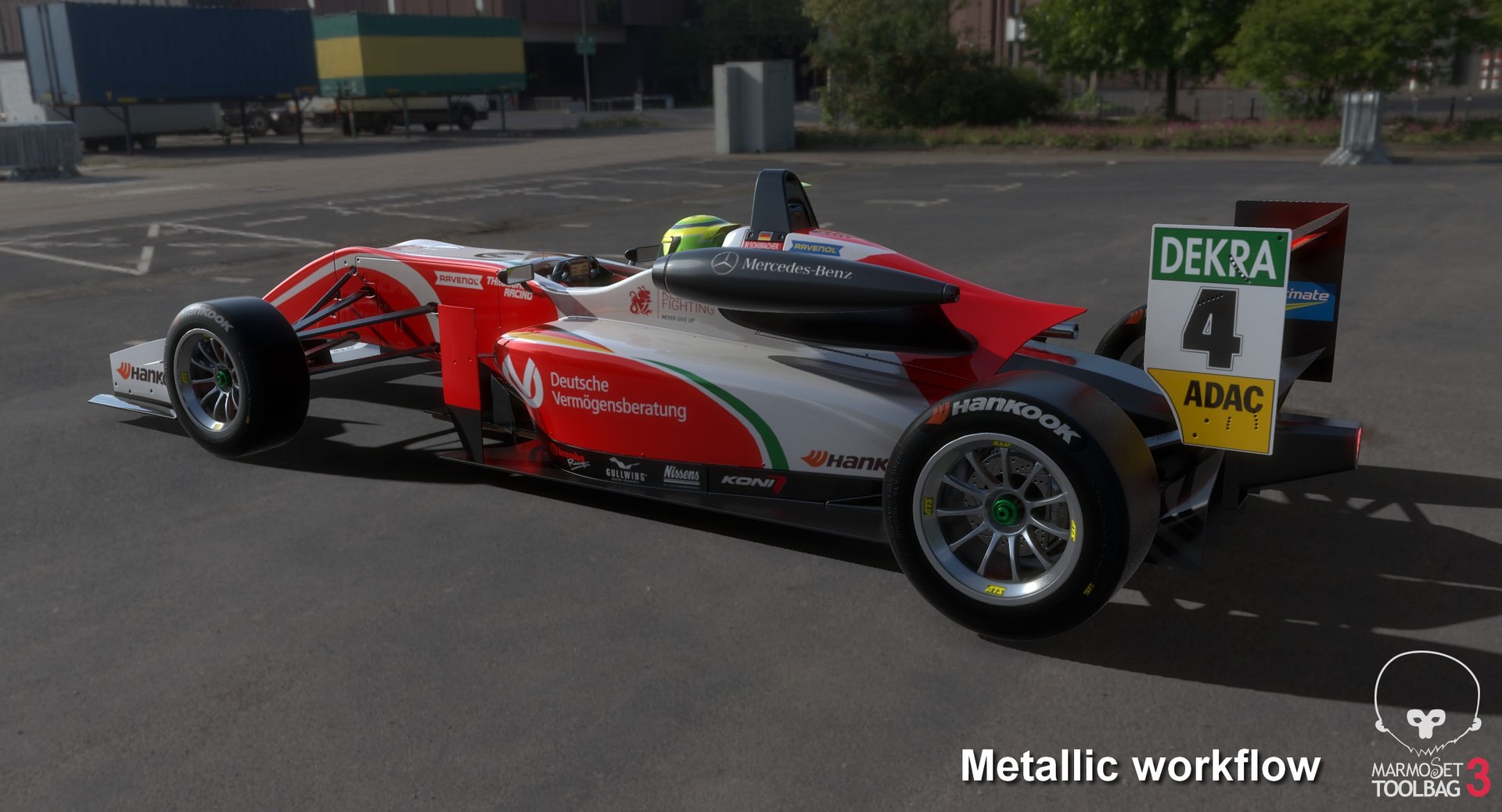 3D formula 3 race car - TurboSquid 1331316