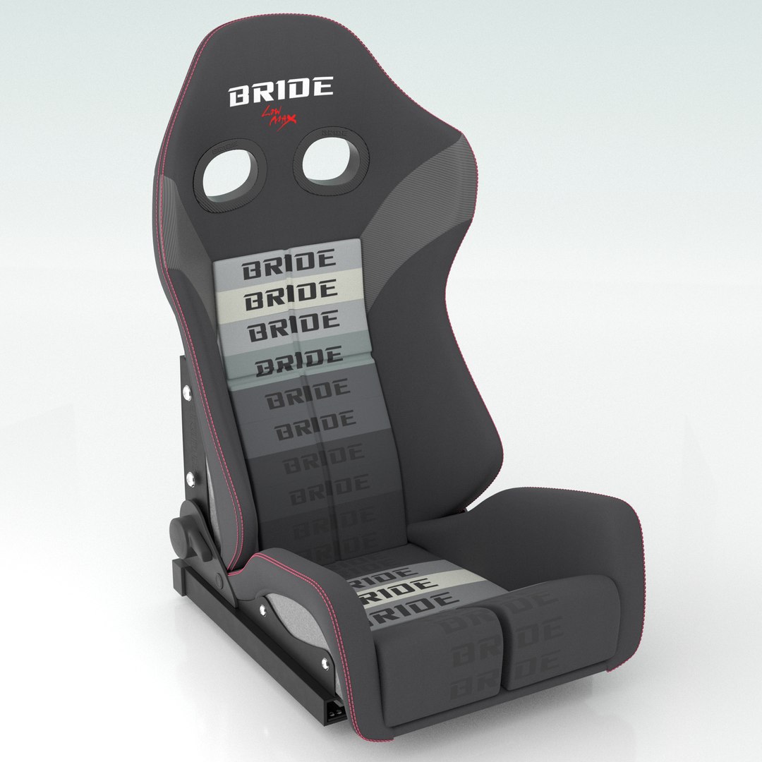 Bride GIAS III Reclining Seat - Black Gradation 3D Model - TurboSquid ...