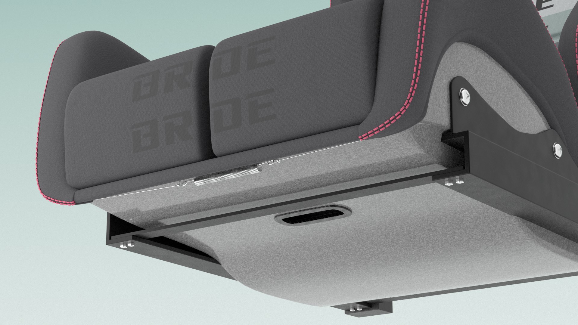 Bride GIAS III Reclining Seat - Black Gradation 3D Model - TurboSquid ...