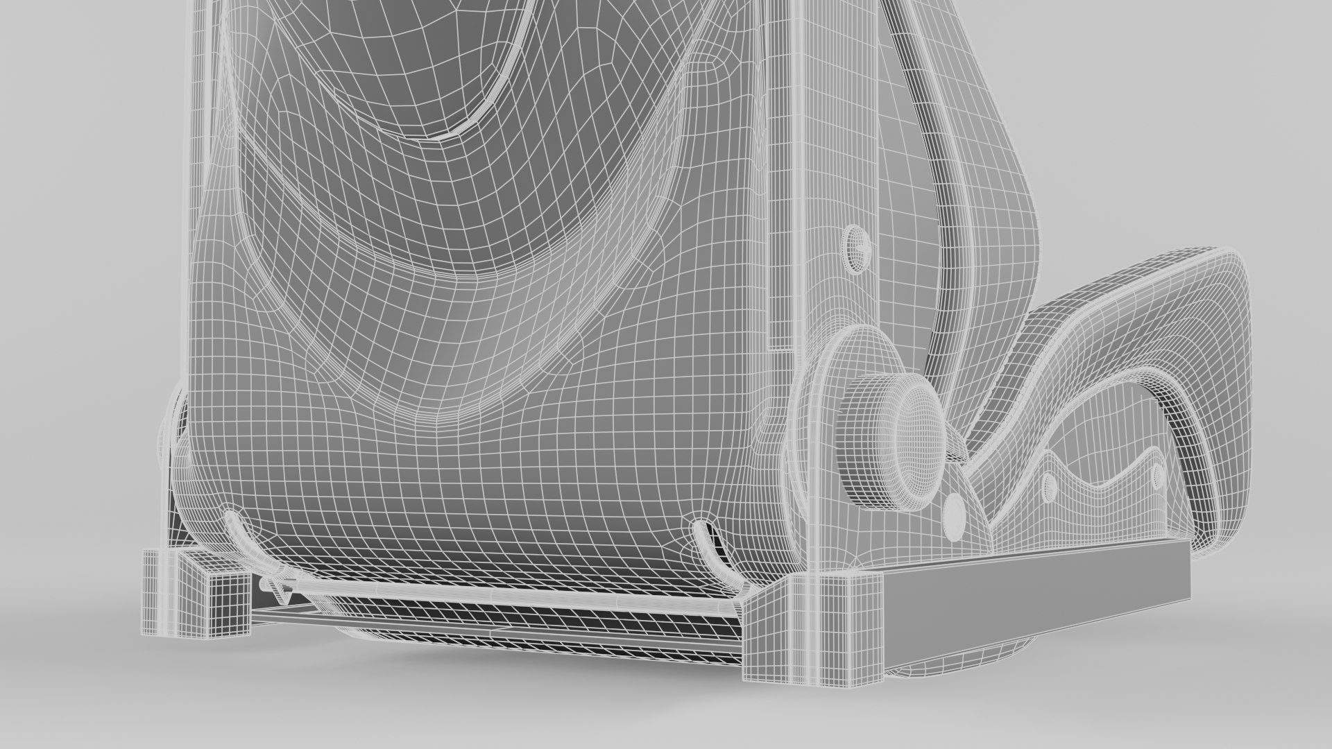 Bride GIAS III Reclining Seat - Black Gradation 3D Model - TurboSquid ...