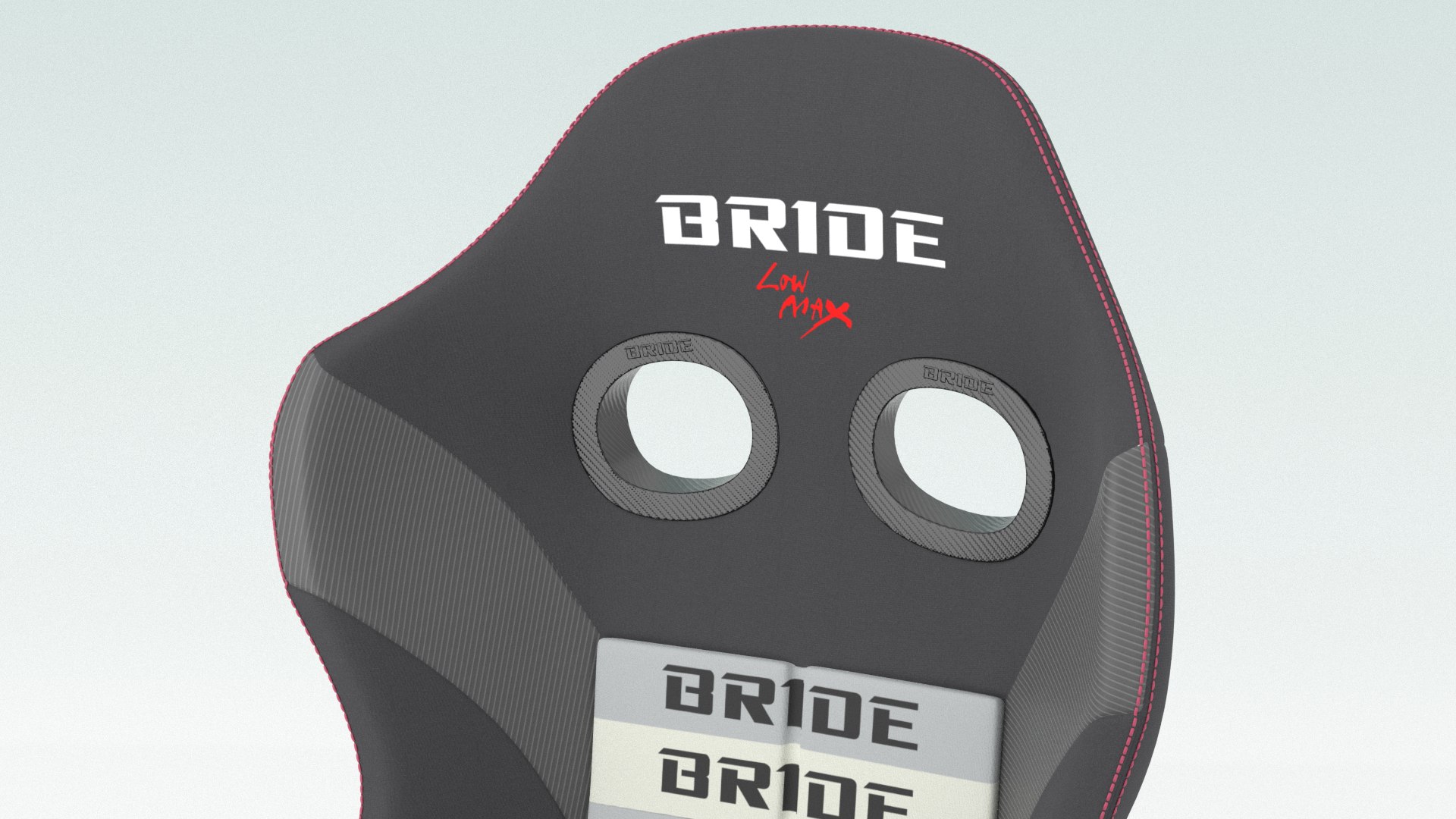 Bride GIAS III Reclining Seat - Black Gradation 3D Model - TurboSquid ...