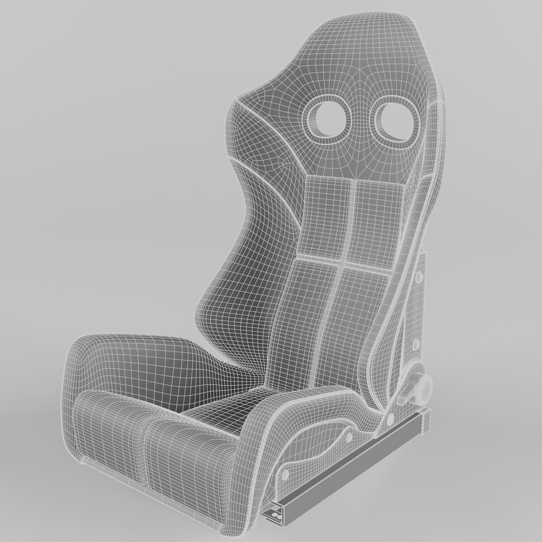 Bride GIAS III Reclining Seat - Black Gradation 3D Model - TurboSquid ...