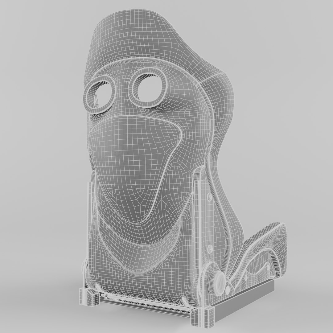 Bride GIAS III Reclining Seat - Black Gradation 3D Model - TurboSquid ...