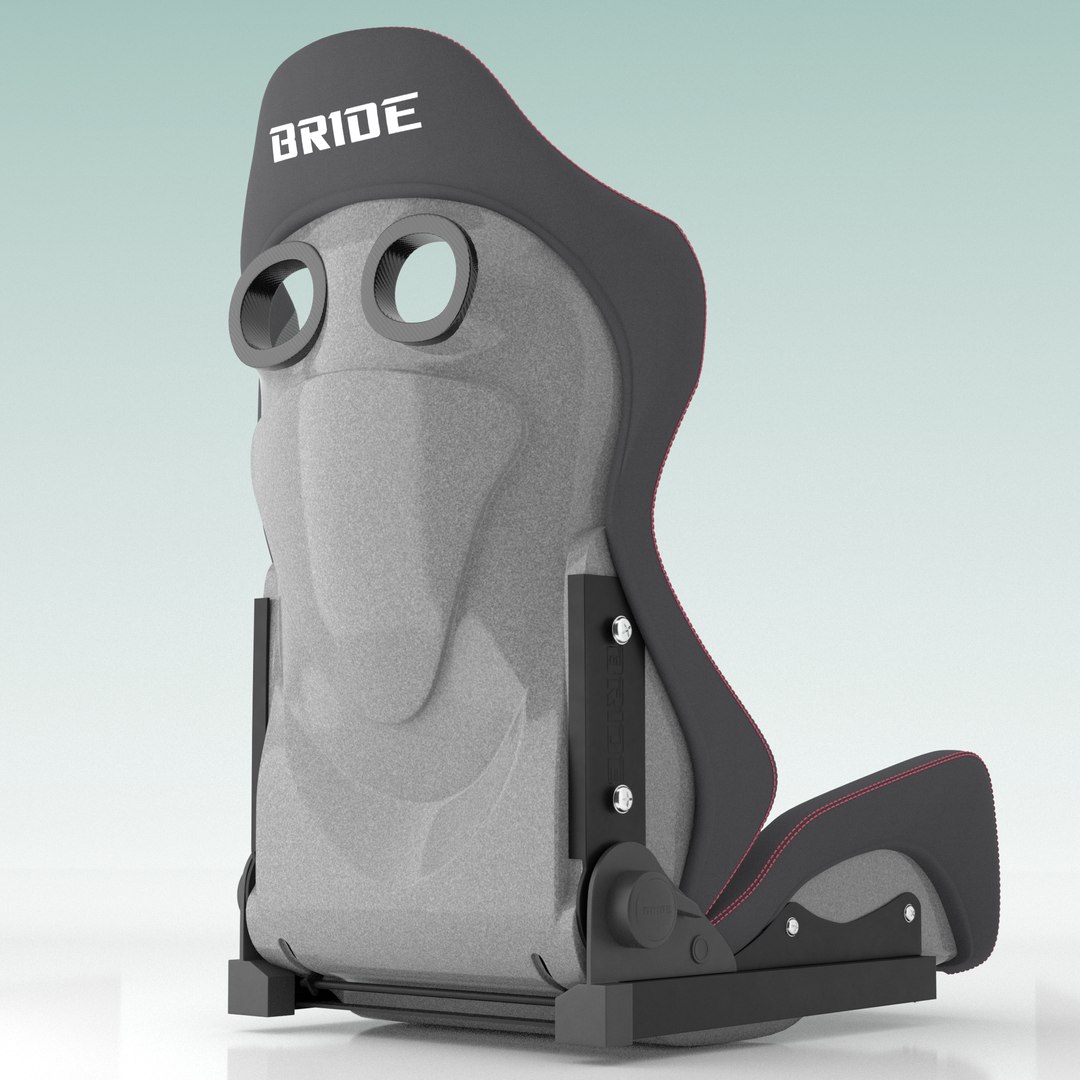 Bride GIAS III Reclining Seat - Black Gradation 3D Model - TurboSquid ...