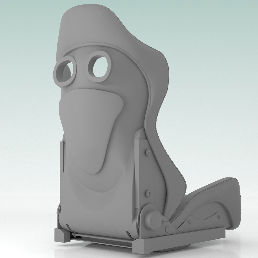 Bride GIAS III Reclining Seat - Black Gradation 3D Model - TurboSquid ...