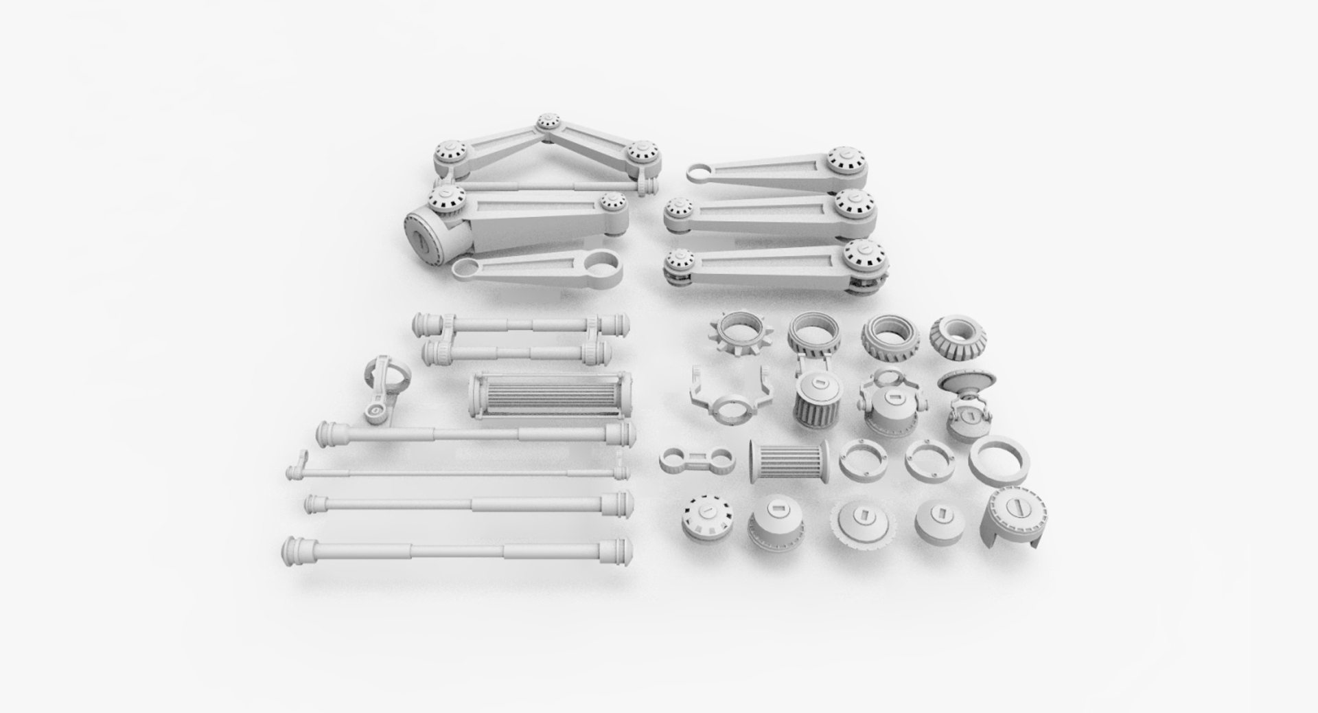 3d 3ds Bolts Nuts Mechanical