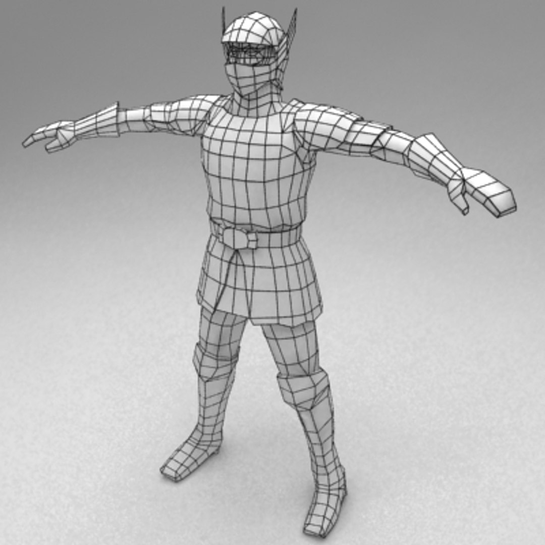 3d Model Medieval Warrior