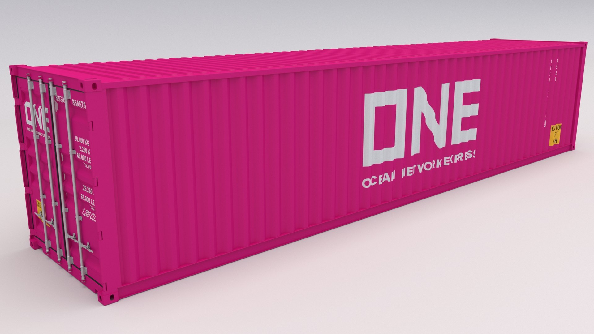 3D One Container model - TurboSquid 1776105