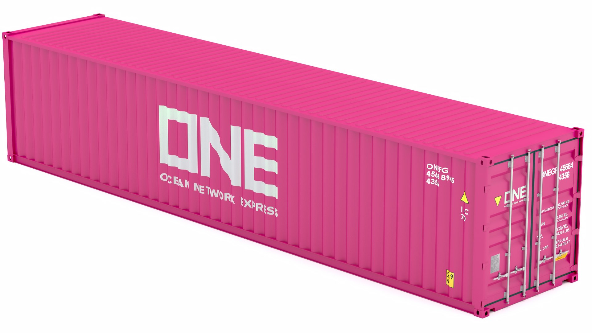3D One Container Model - TurboSquid 1776105