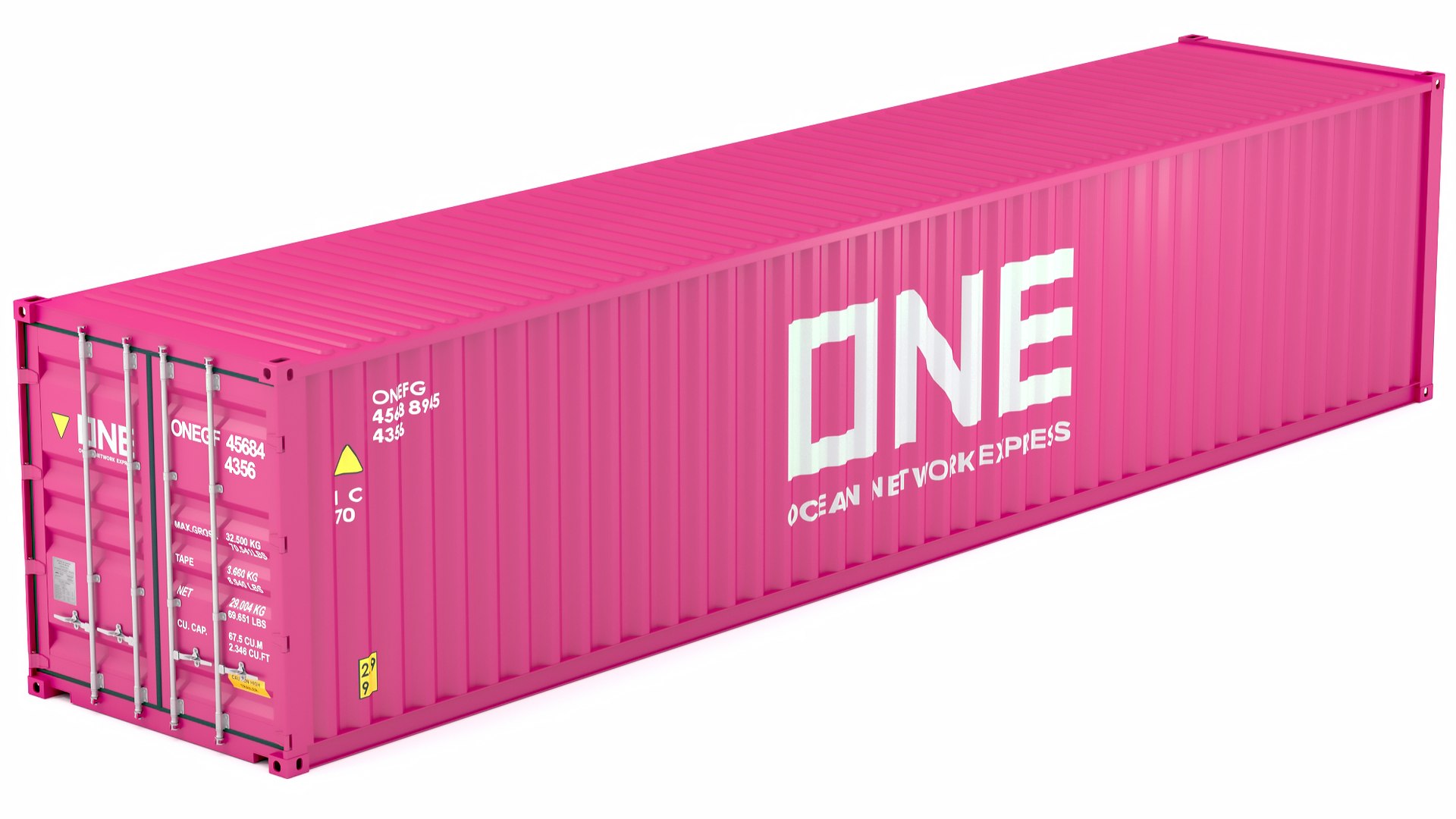 3D One Container Model - TurboSquid 1776105