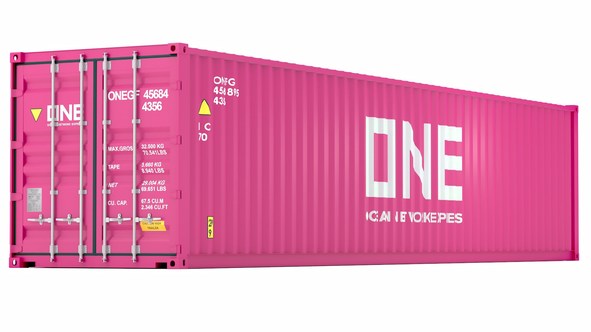 3D One Container Model - TurboSquid 1776105