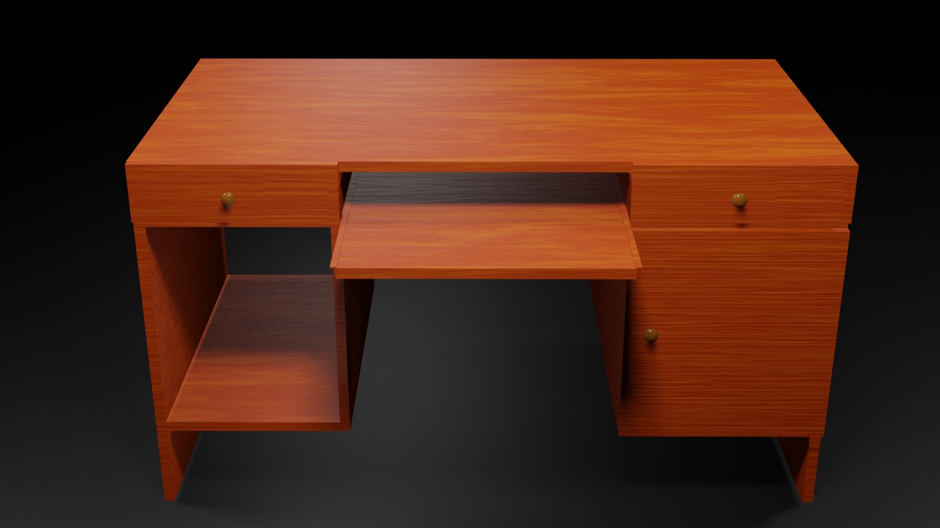 Free 3D Model Computer Table - TurboSquid 1883398