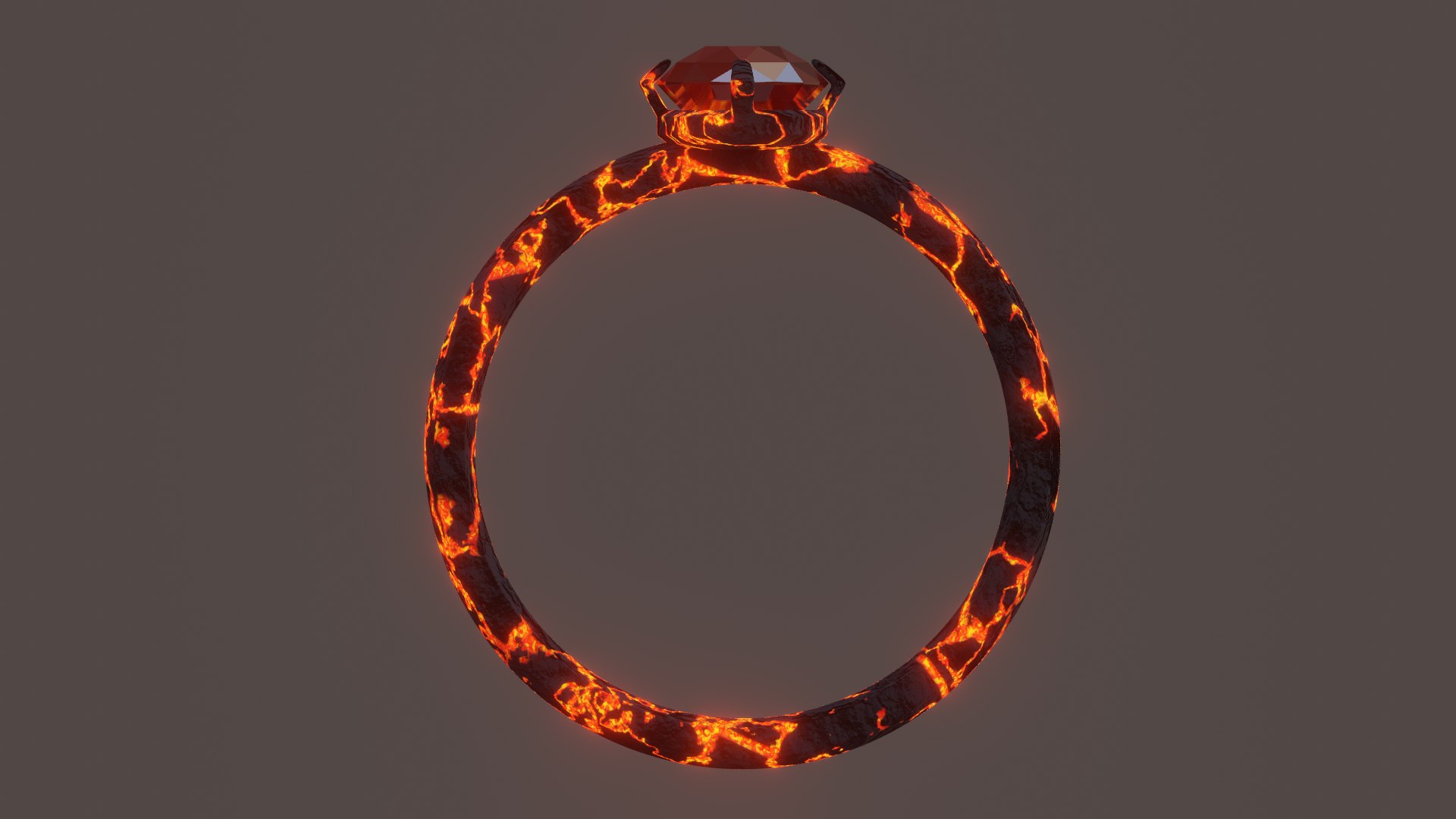 Fire Ruby Ring 3D Model - TurboSquid 1839613