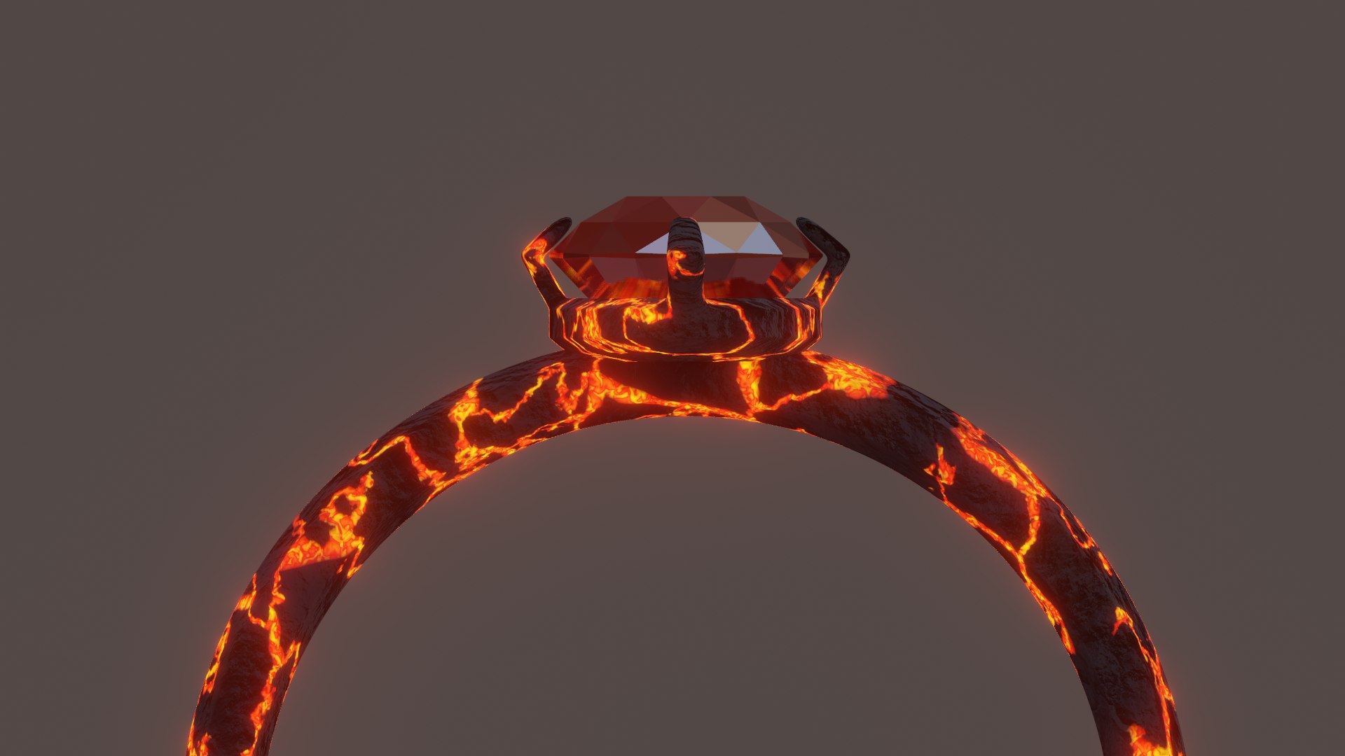 Fire Ruby Ring 3D Model - TurboSquid 1839613