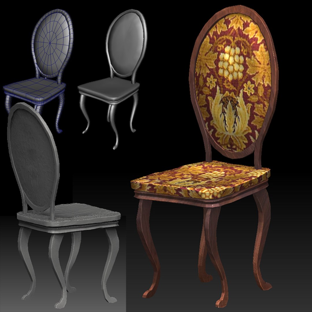 3d Model Of Chair Dining
