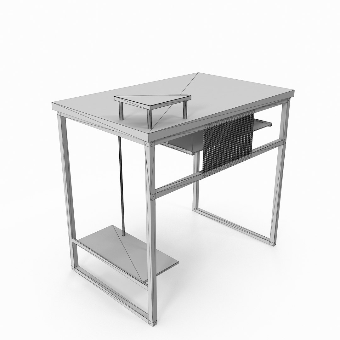 3D Computer Table - TurboSquid 1160638