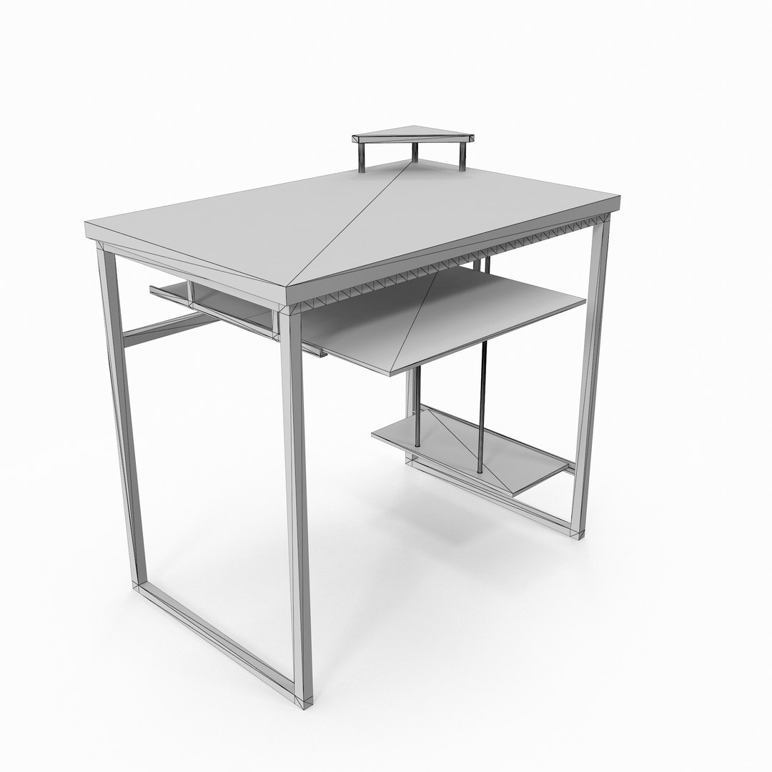 3D Computer Table - TurboSquid 1160638