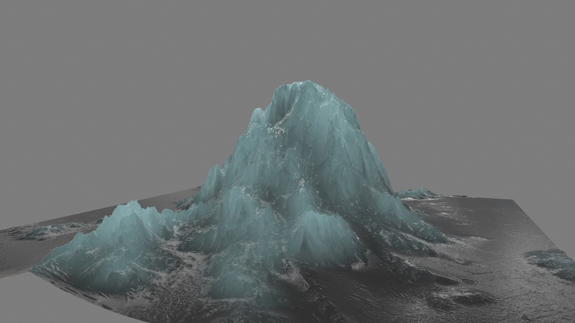 Iceberg Frozen Crystal 3D Model - TurboSquid 1191358