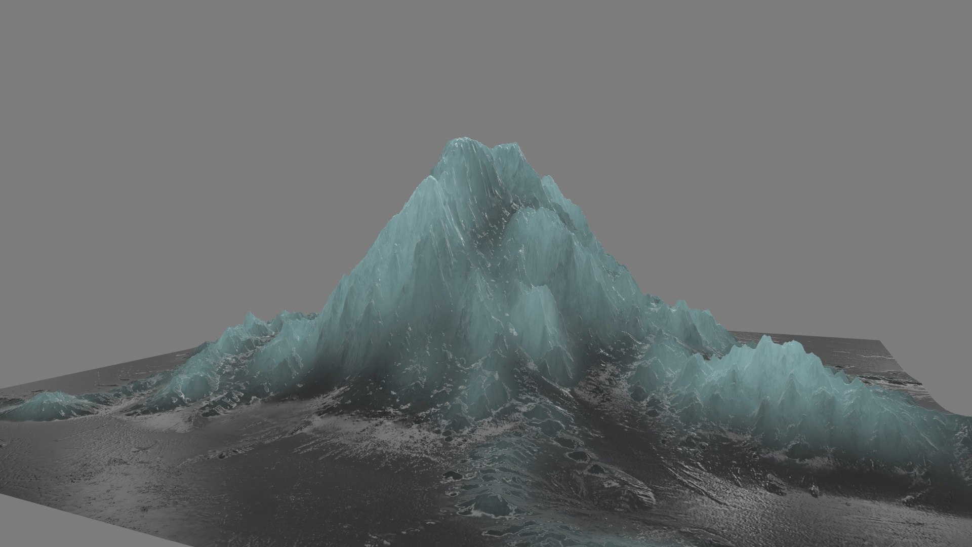 Iceberg Frozen Crystal 3D Model - TurboSquid 1191358