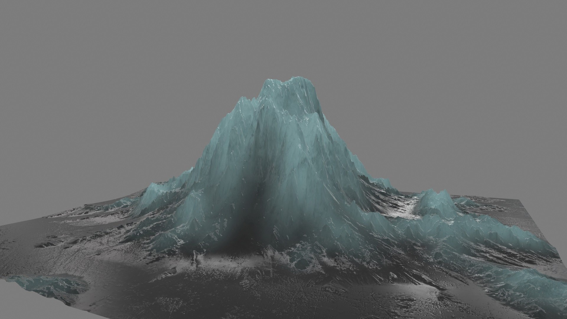 Iceberg Frozen Crystal 3D Model - TurboSquid 1191358