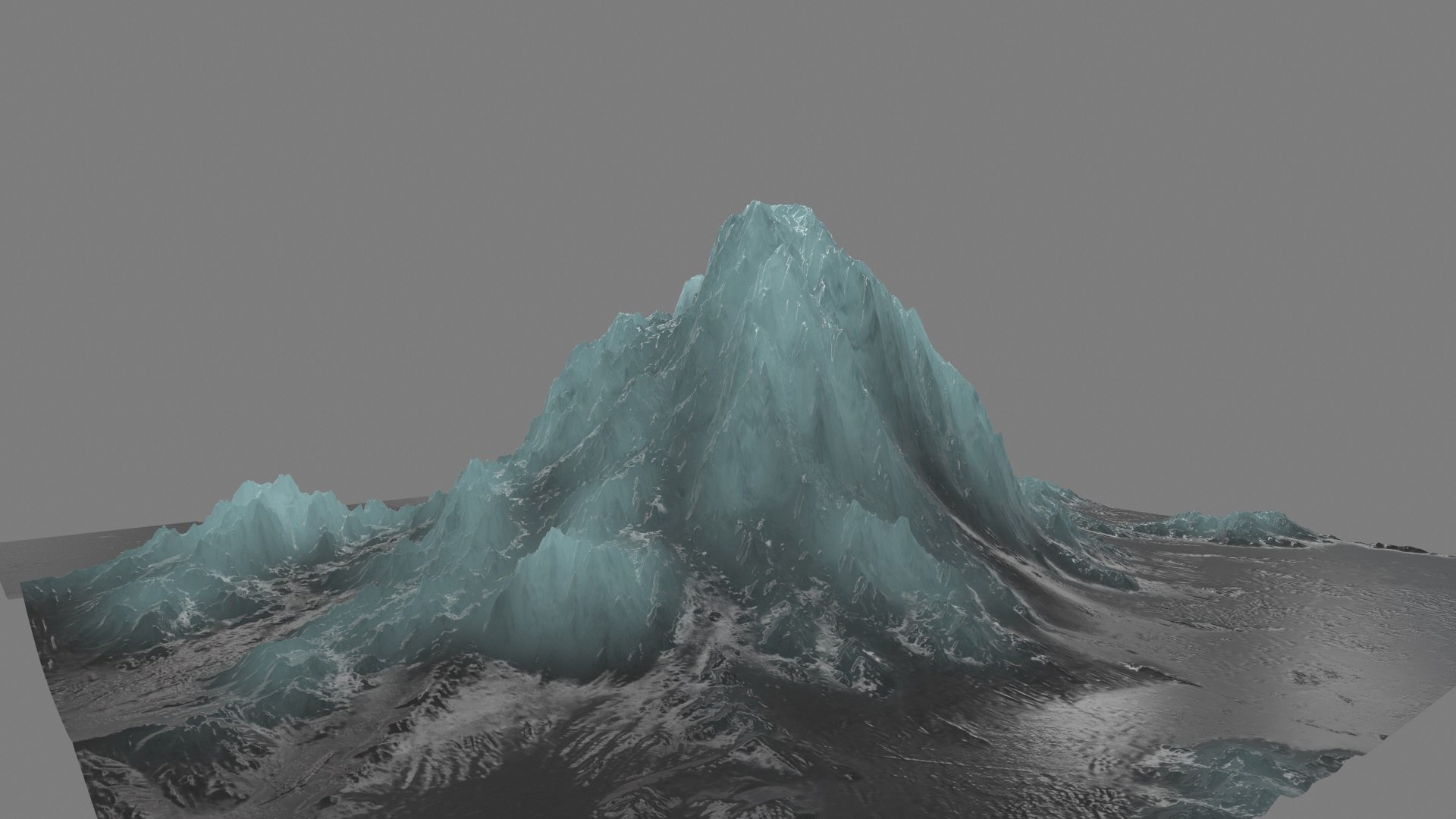 Iceberg Frozen Crystal 3D Model - TurboSquid 1191358