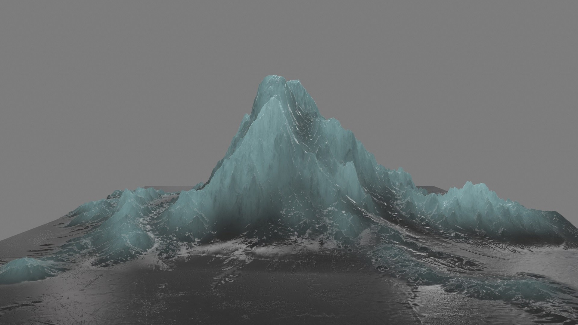 Iceberg Frozen Crystal 3D Model - TurboSquid 1191358