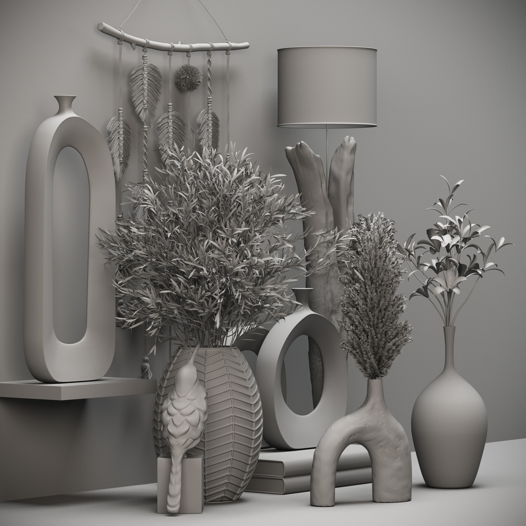 3D Model Decorative Set - TurboSquid 1958929