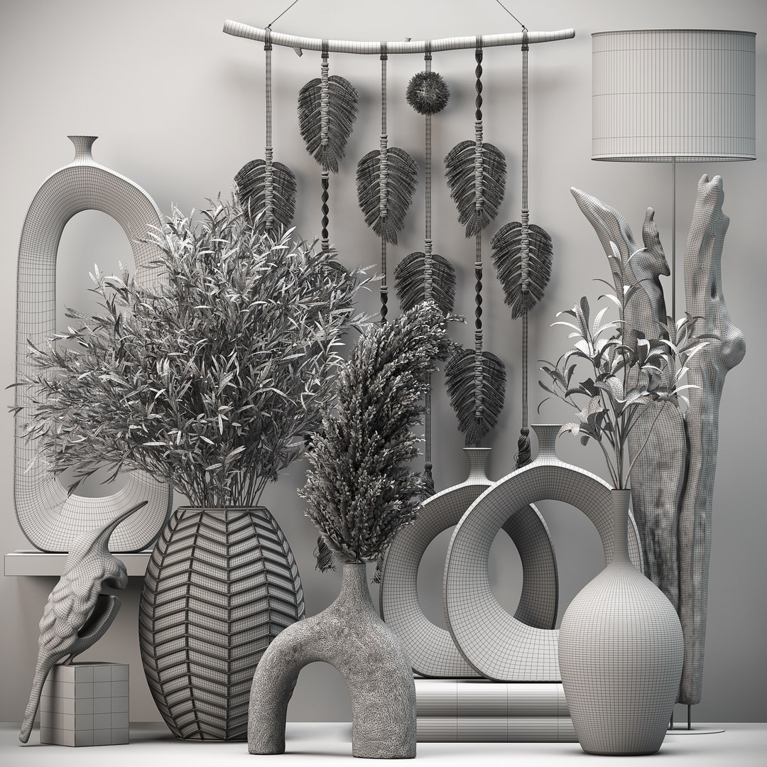 3D Model Decorative Set - TurboSquid 1958929