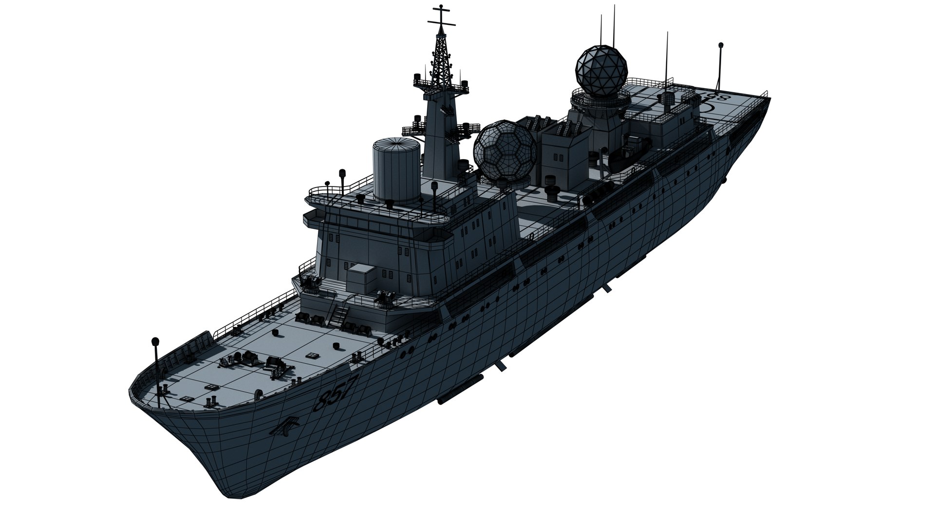857 Tianshu Star Electronic Reconnaissance Ship 3D - TurboSquid 1800455