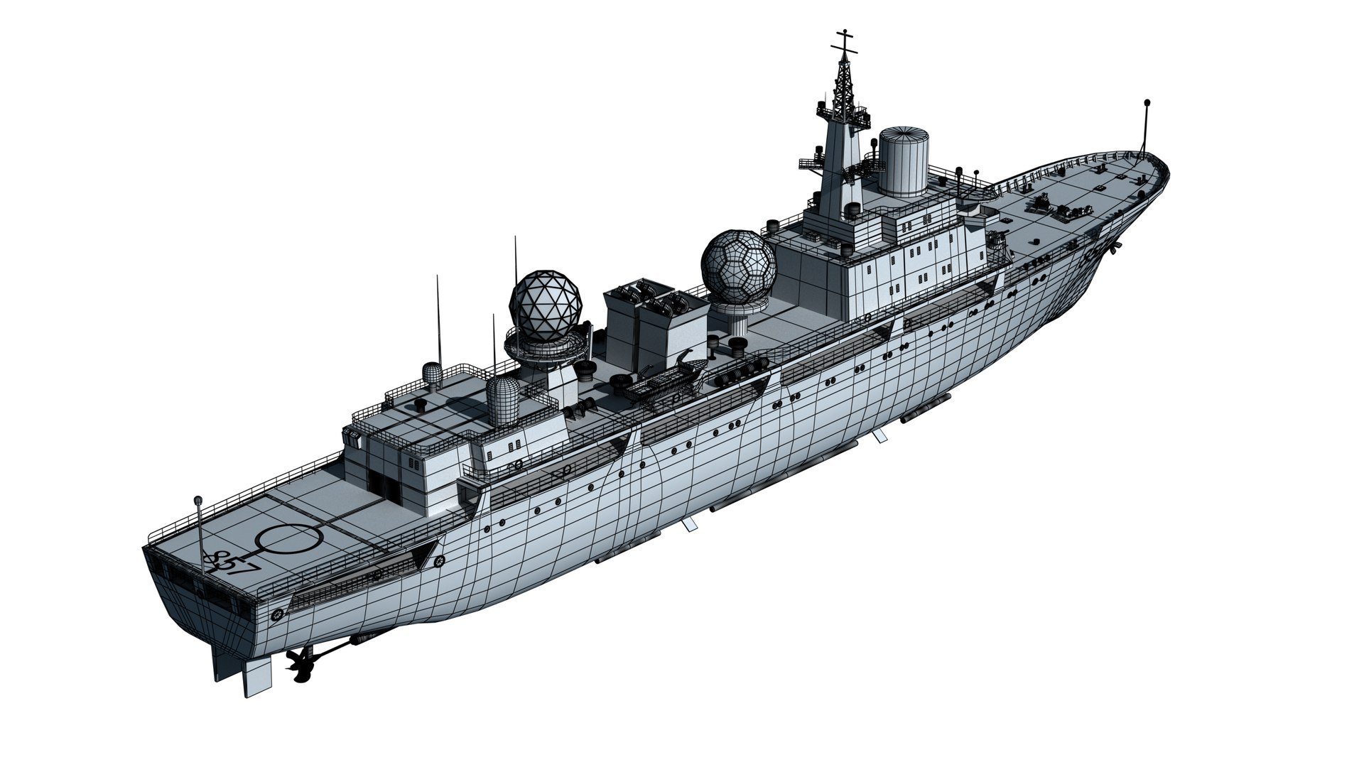 857 Tianshu Star Electronic Reconnaissance Ship 3D - TurboSquid 1800455