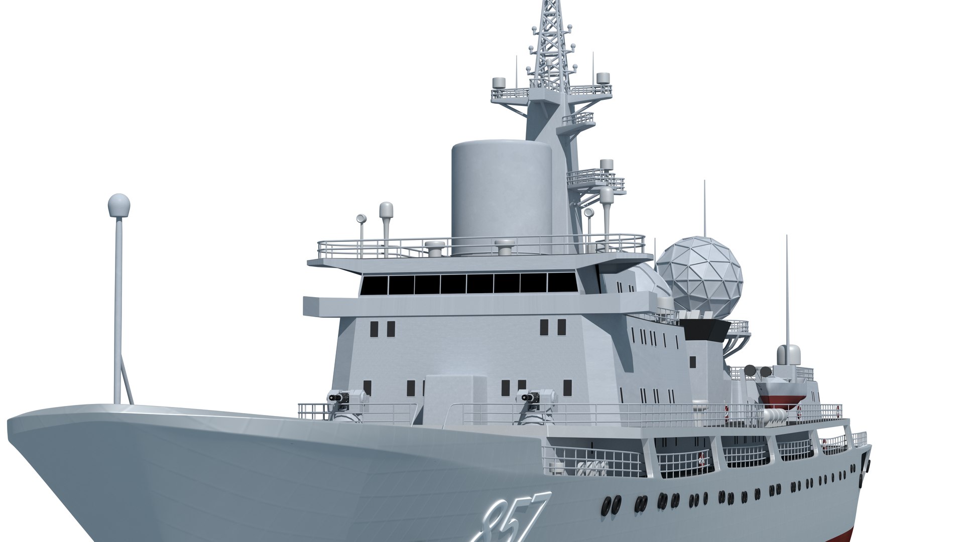 857 Tianshu Star Electronic Reconnaissance Ship 3D - TurboSquid 1800455