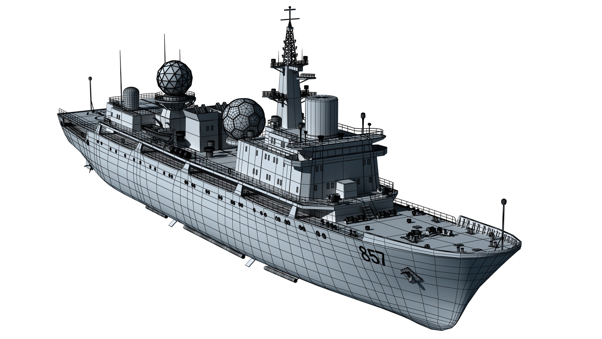 857 Tianshu Star Electronic Reconnaissance Ship 3D - TurboSquid 1800455