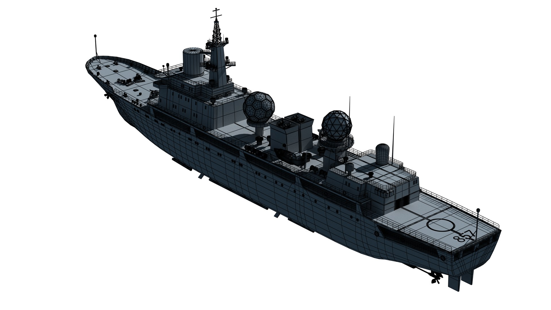 857 Tianshu Star Electronic Reconnaissance Ship 3D - TurboSquid 1800455