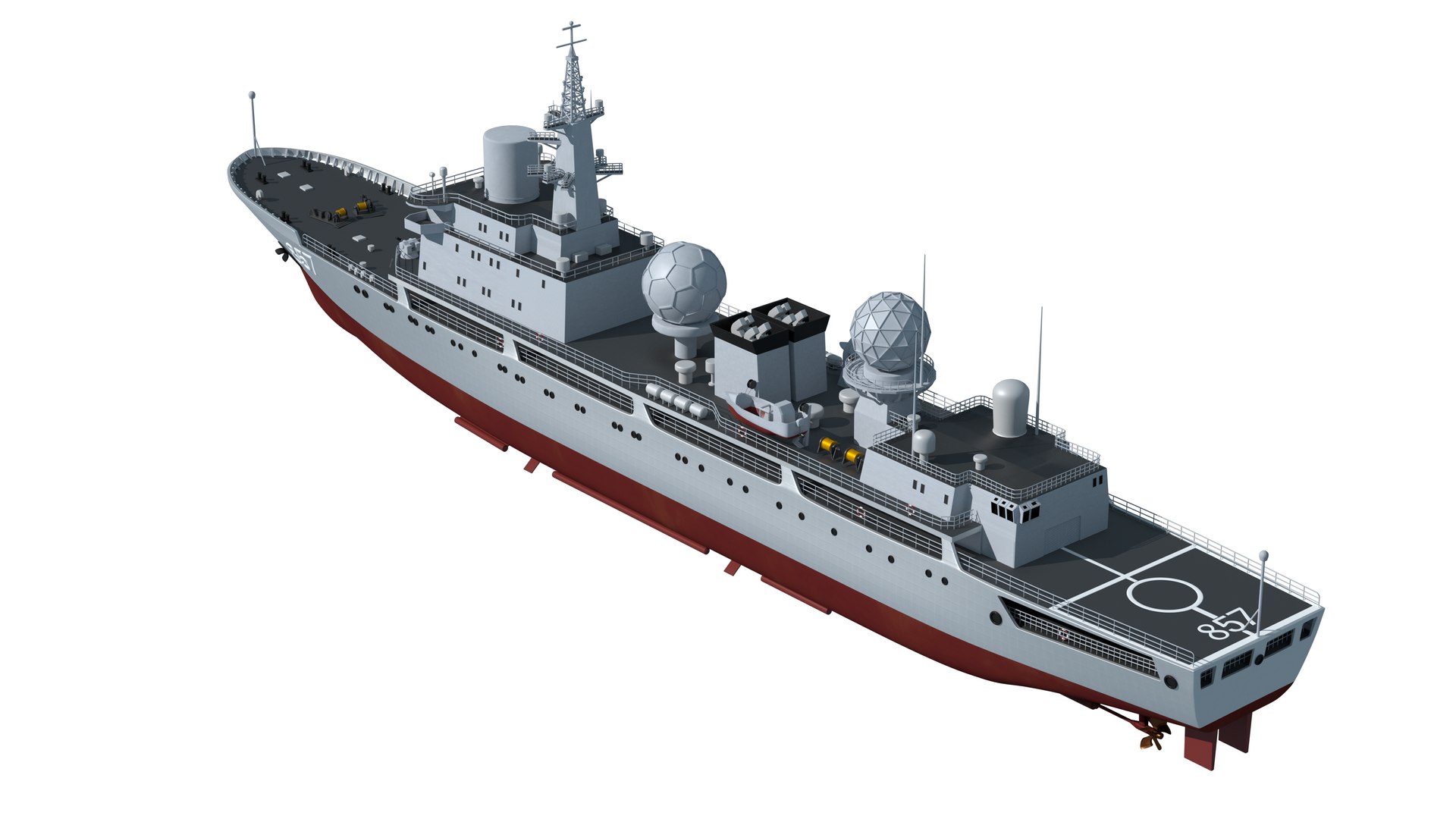 857 Tianshu Star Electronic Reconnaissance Ship 3D - TurboSquid 1800455