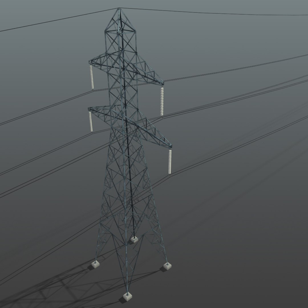 3D Power Tower 1 - TurboSquid 1158837