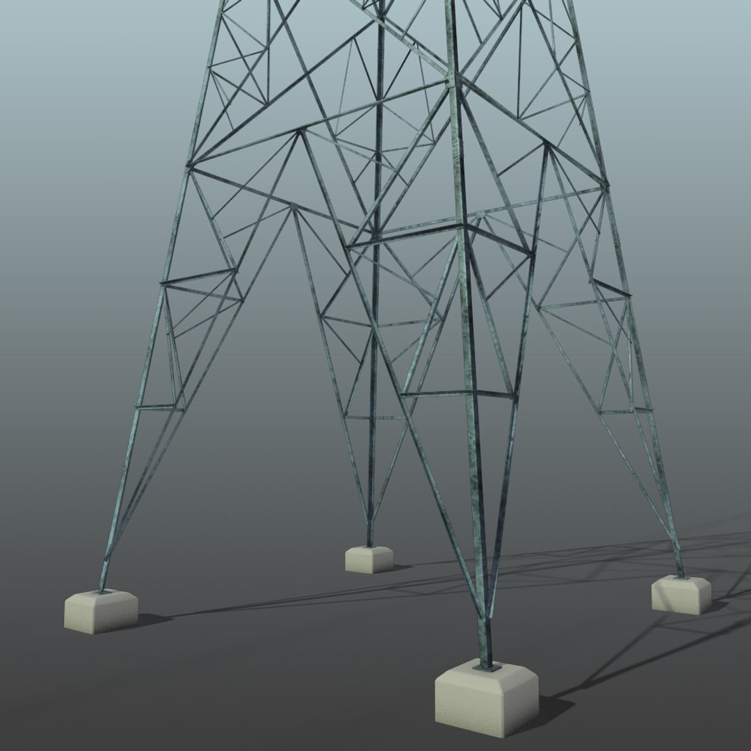 3D Power Tower 1 - TurboSquid 1158837