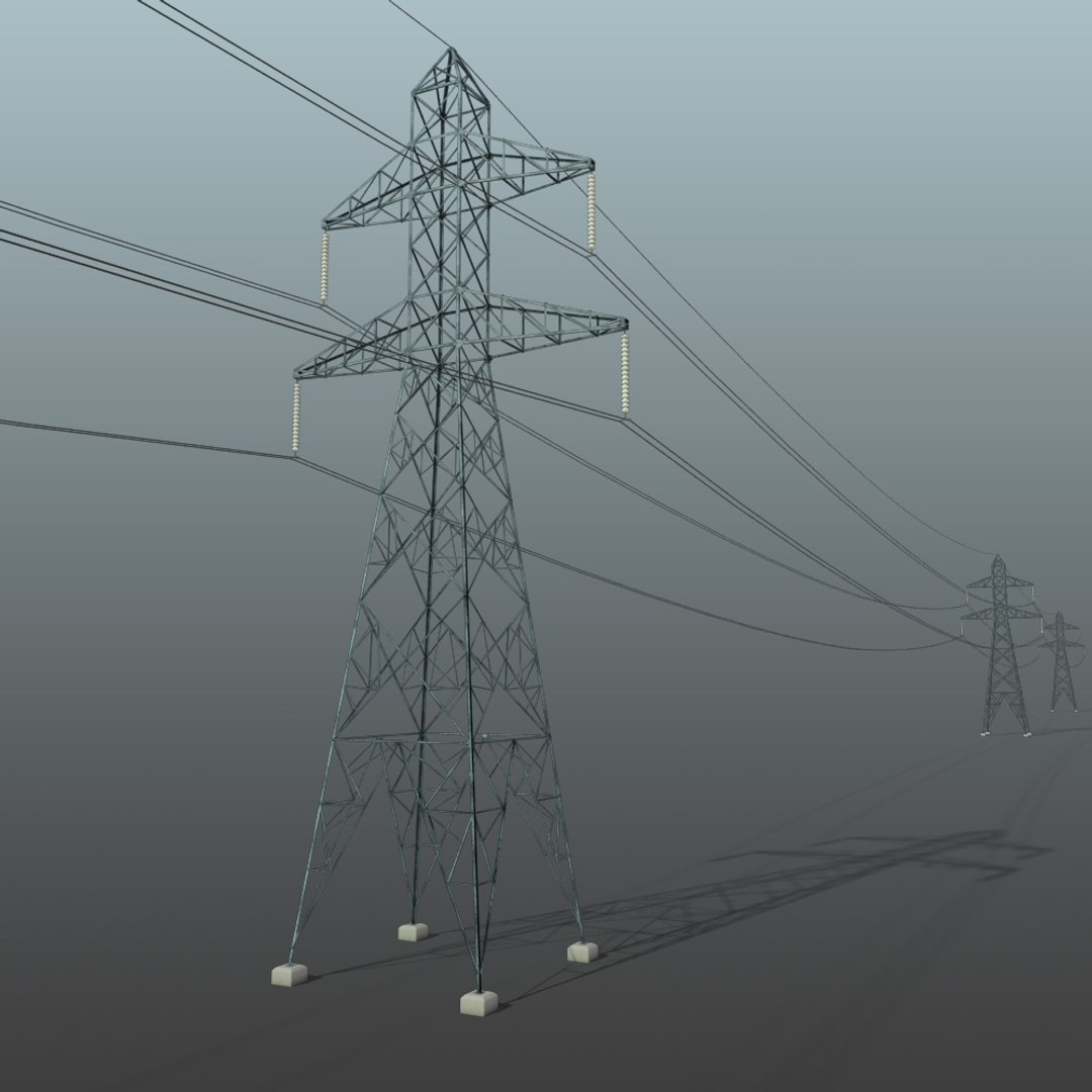 3D Power Tower 1 - TurboSquid 1158837