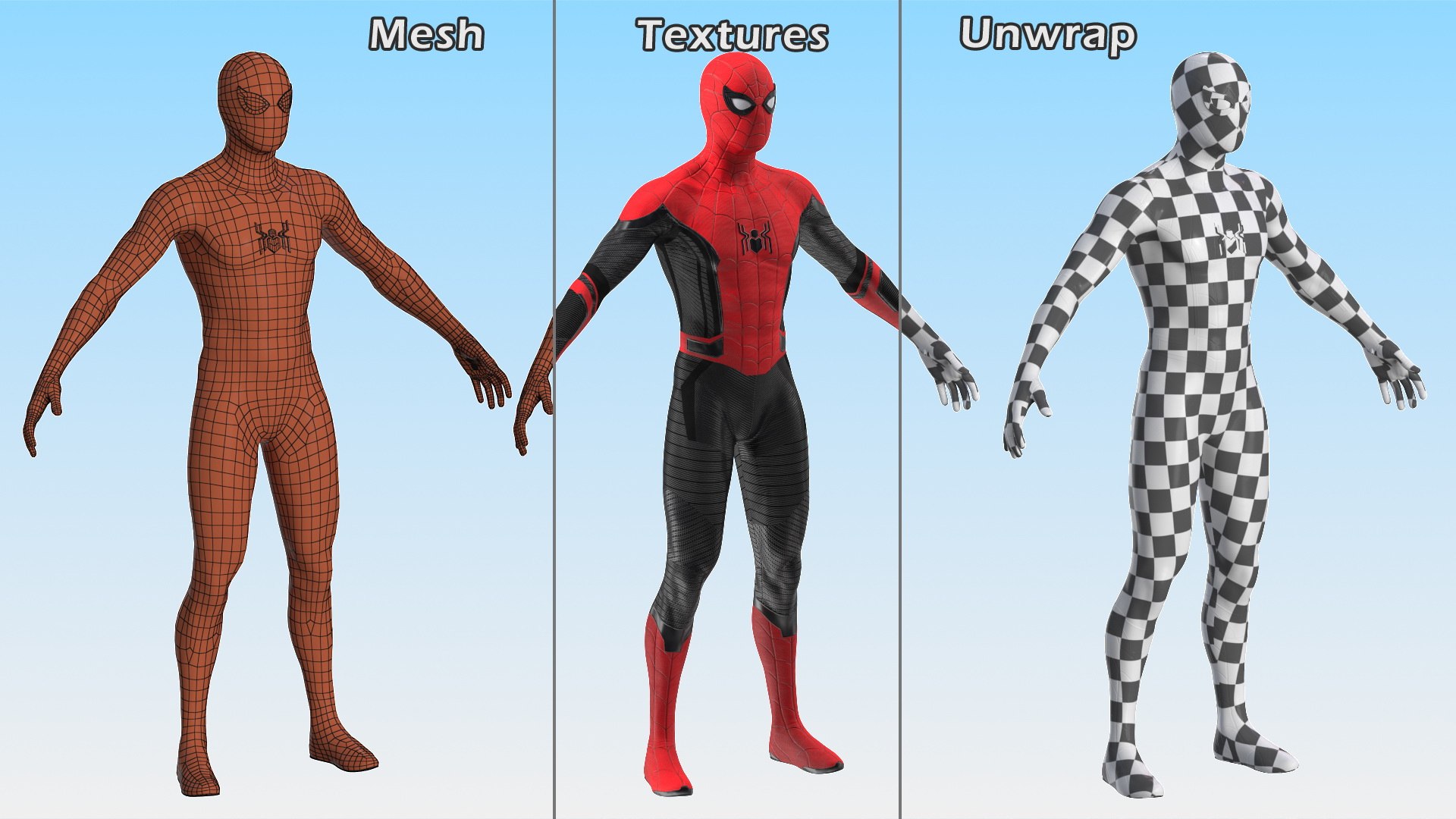 Spider Man Rigged 3D model - TurboSquid 1792908