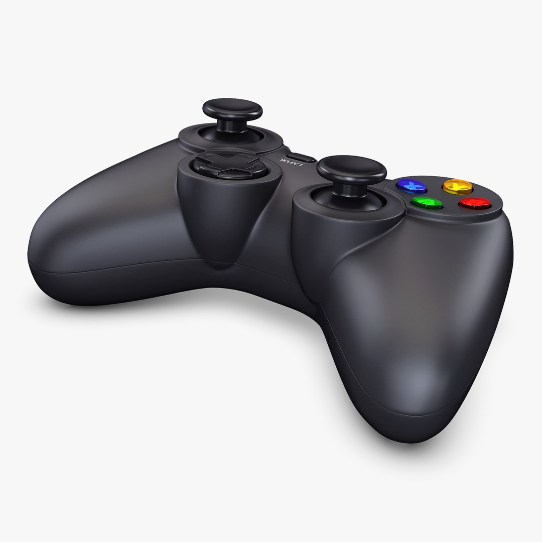 Generic Video Game Controller M 2 3D Model - TurboSquid 1983107