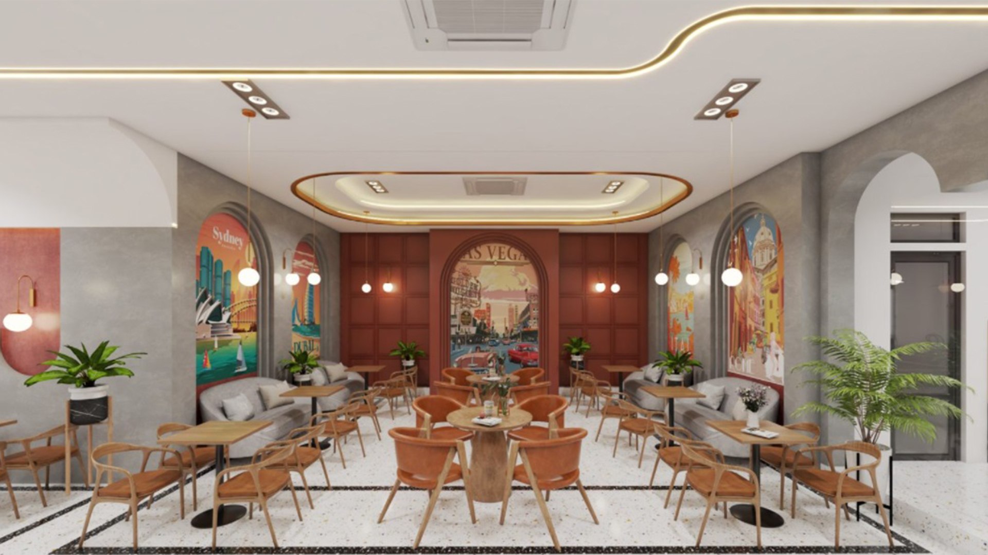 CAFE-RESTAURANT 3D Model - TurboSquid 1853608