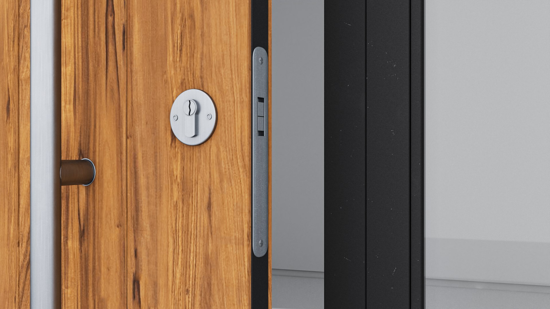 Aluminium Door 102 3D Model - TurboSquid 2022977