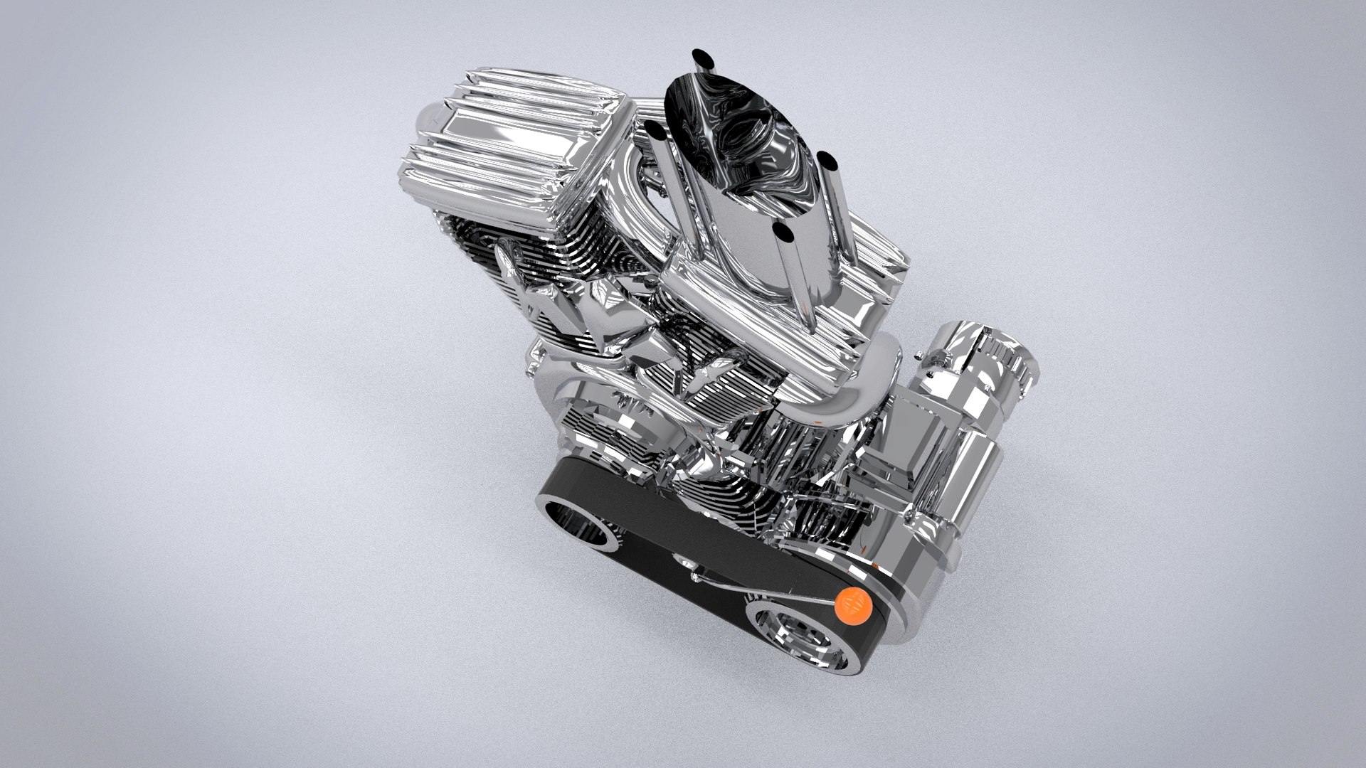 3D Motorcycle Engine - TurboSquid 1824937