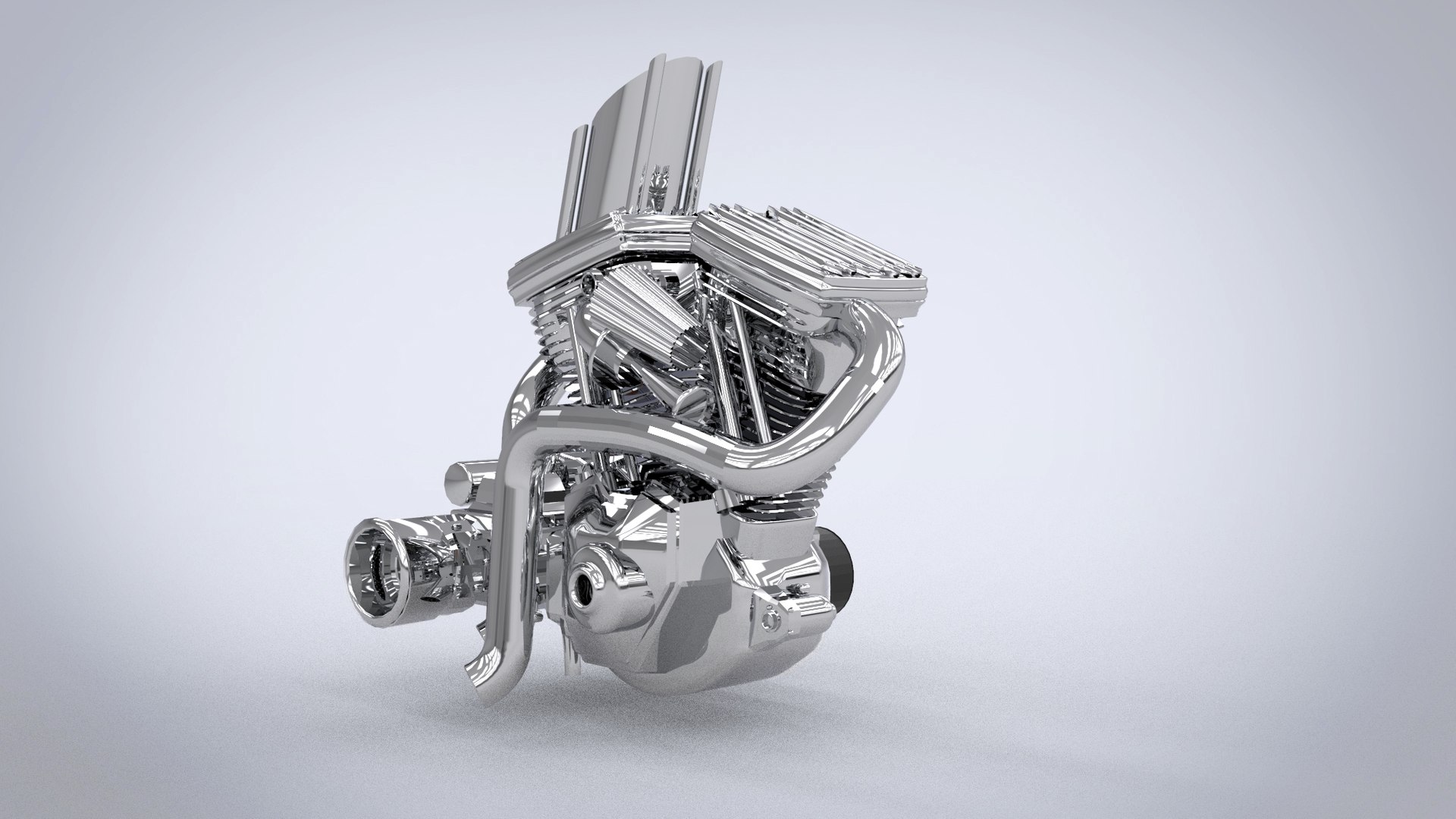 3D Motorcycle Engine - TurboSquid 1824937