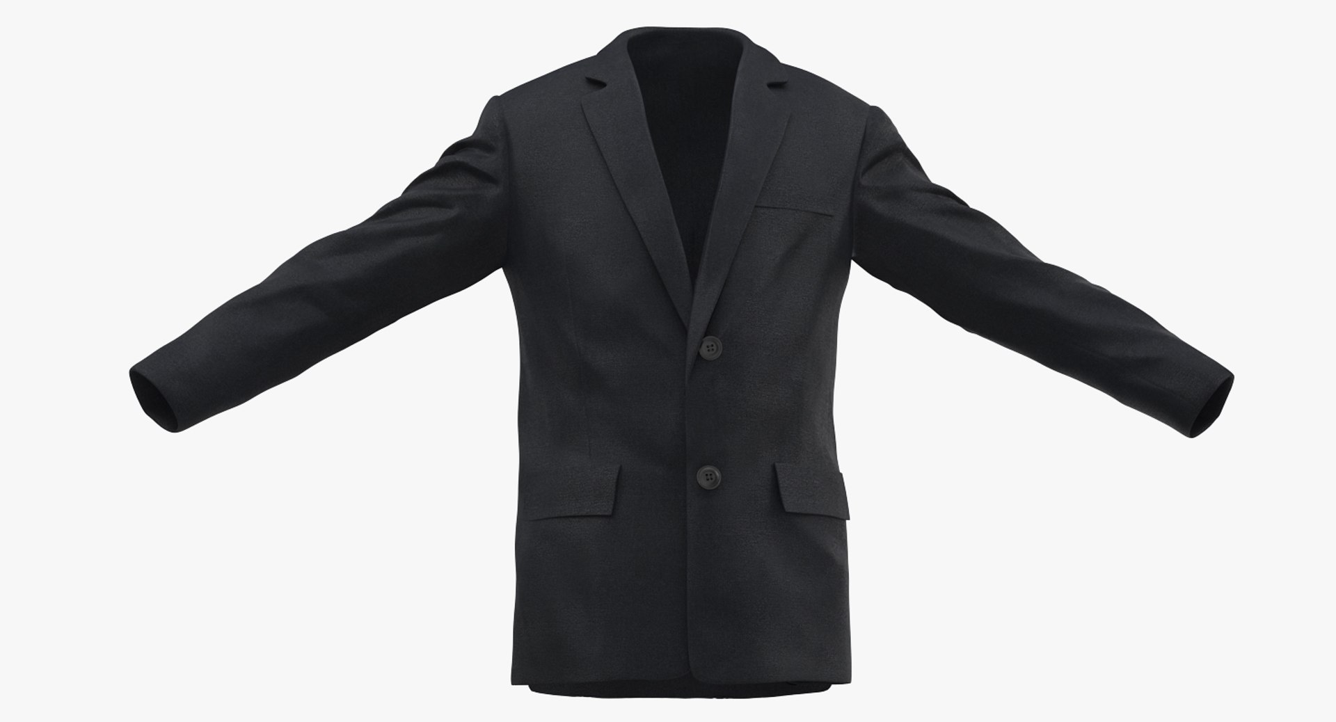 3d Model Mens Suit Jacket 3