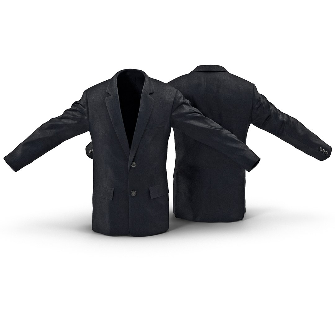 3d Model Mens Suit Jacket 3