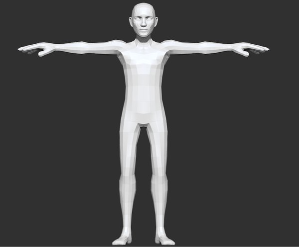 Male Base Mesh Model 3D model - TurboSquid 1736499
