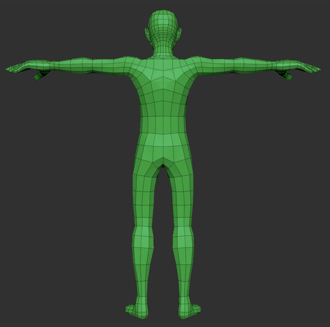 Male Base Mesh Model 3D Model - TurboSquid 1736499