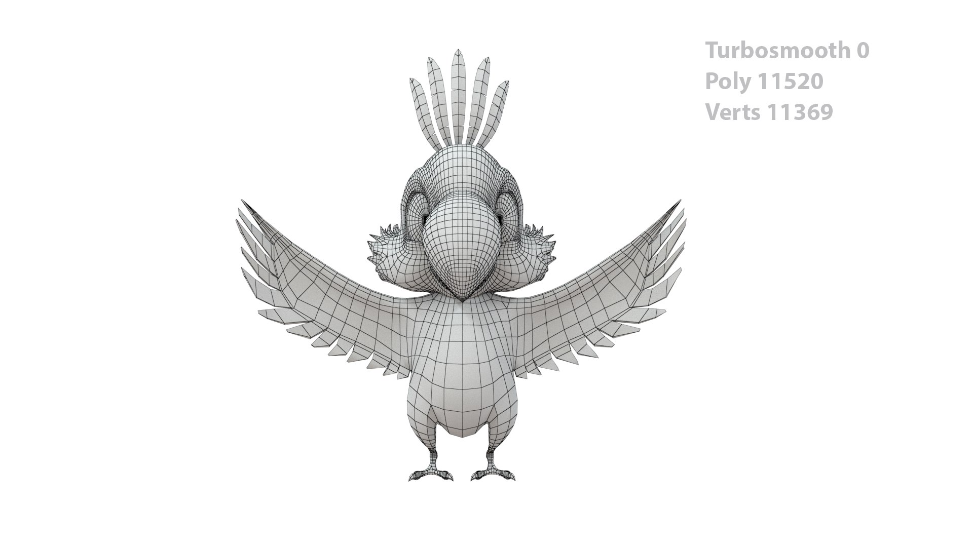 Cartoon Parrot 3D - TurboSquid 1758454